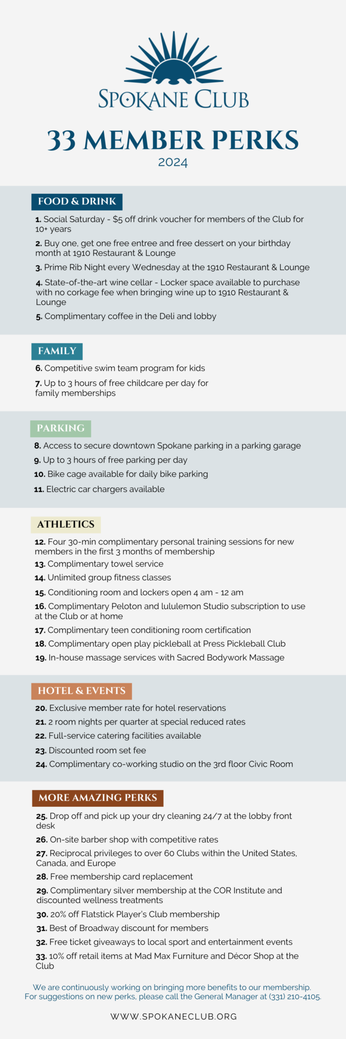 Member Perks - Spokane Club